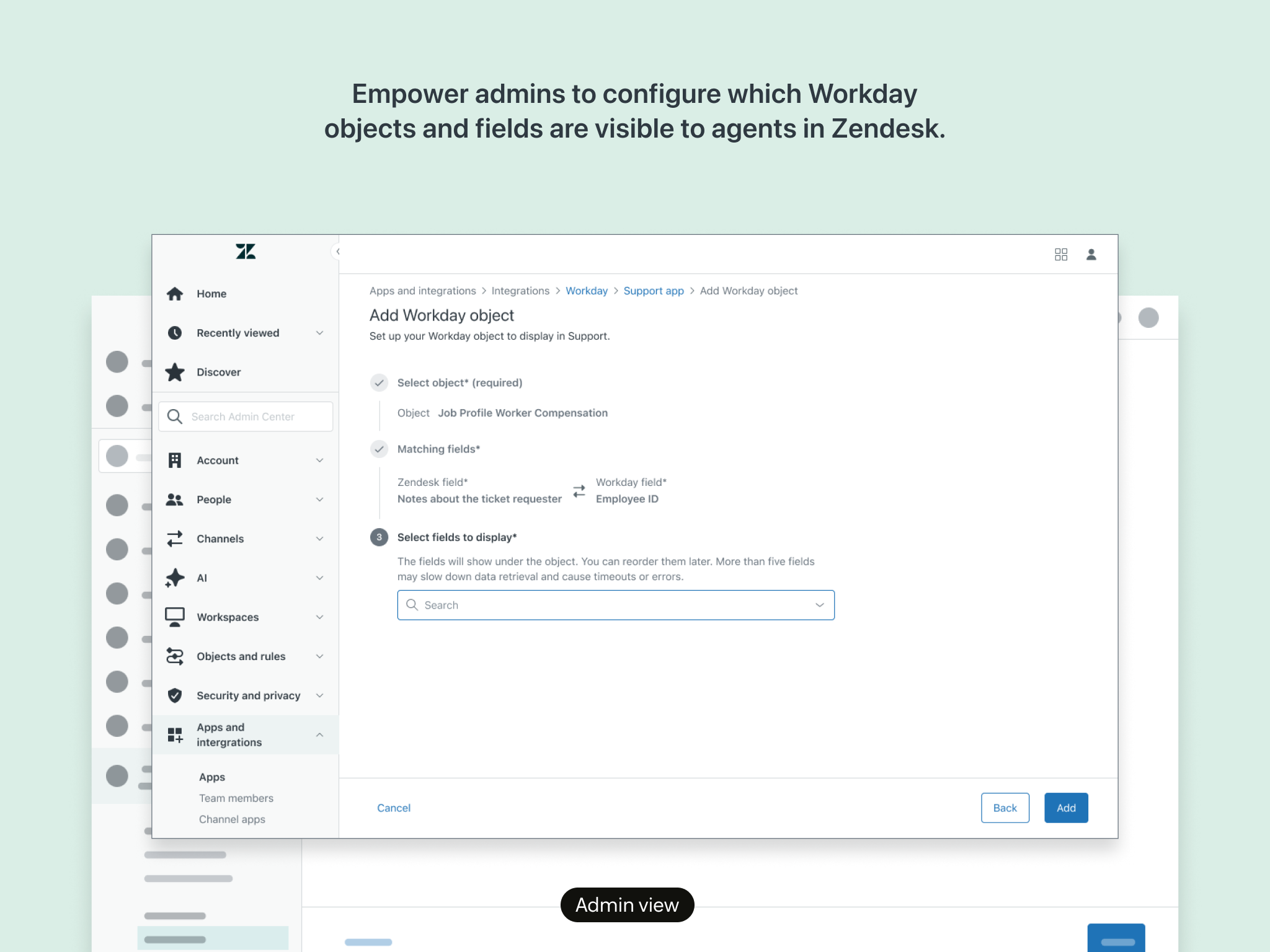 Workday App Integration with Zendesk Support